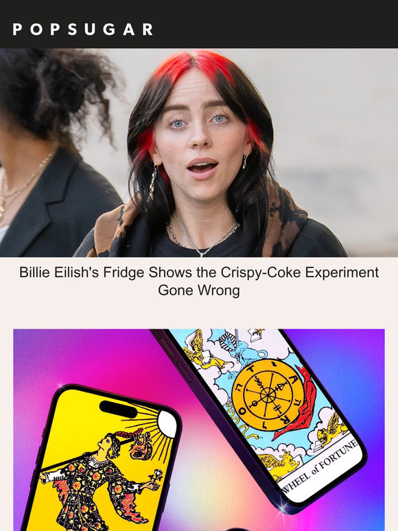 POPSUGAR: Billie Eilish's Fridge Shows the Crispy-Coke Experiment Gone ...