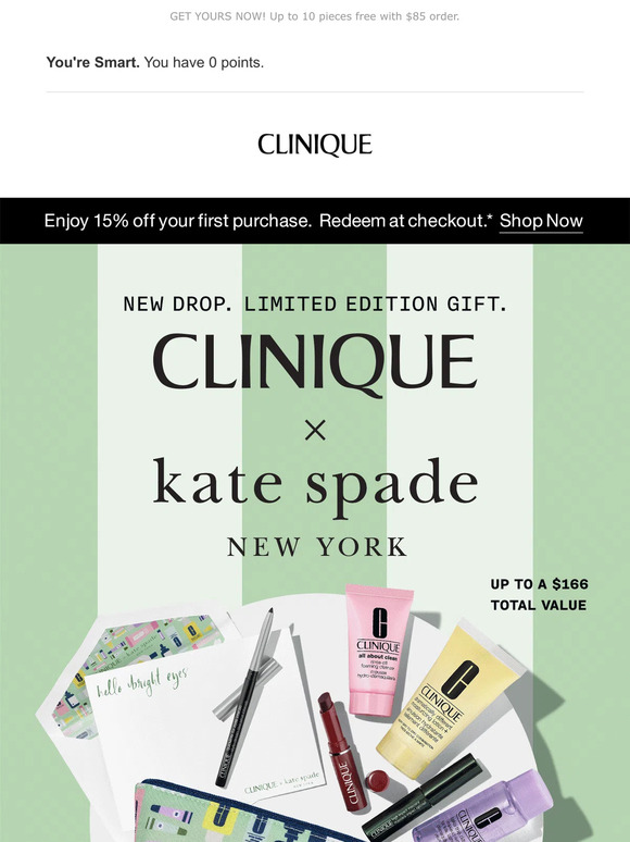 Clinique: Did you know 👀 Your Clinique x Kate Spade New York gift is ...
