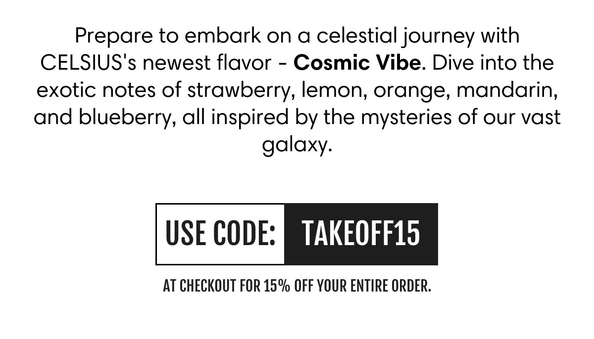 Campus Protein: Dive into the Galaxy with CELSIUS's New Flavor: Cosmic ...