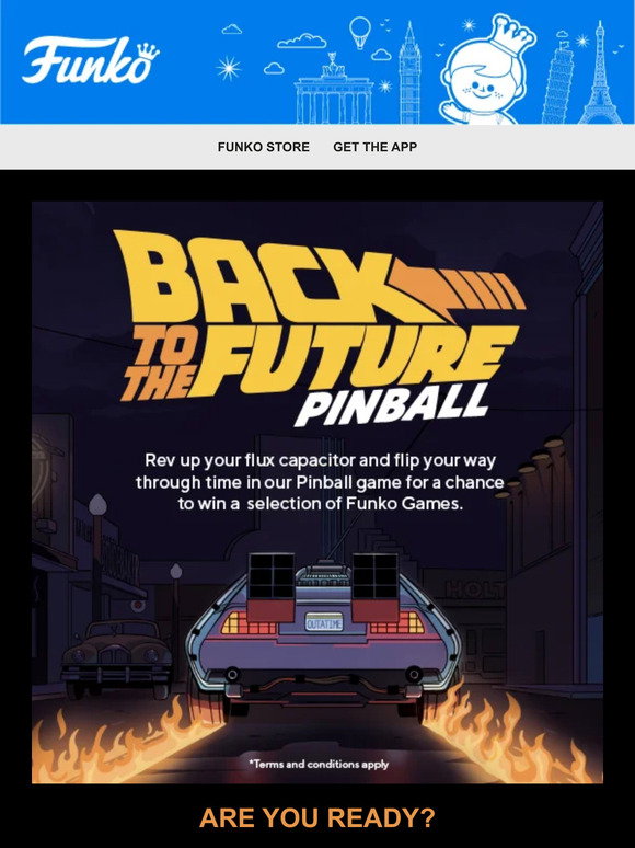 Funko: ⚡ Rev up your flux capacitor for an epic Pinball game! | Milled