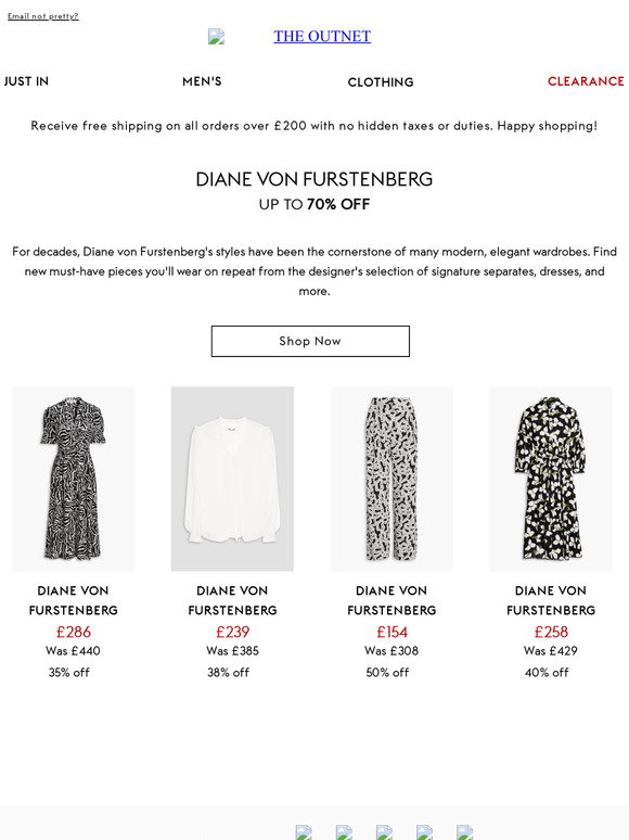 The Outnet: Up to 70% off: Diane von Furstenberg's signature ...