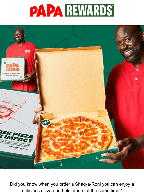 Papa Johns: Everything Gets Bigger When You Shaq-a-Roni 🍕 | Milled