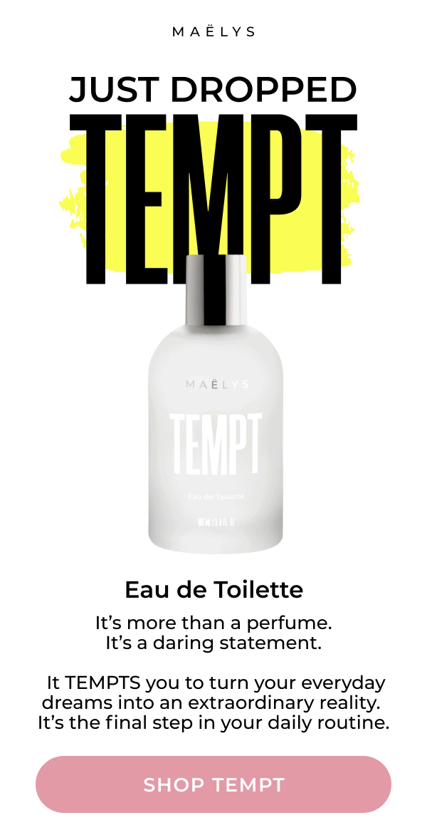 Maelys Cosmetics: NEW DROP: TEMPT Perfume | Milled
