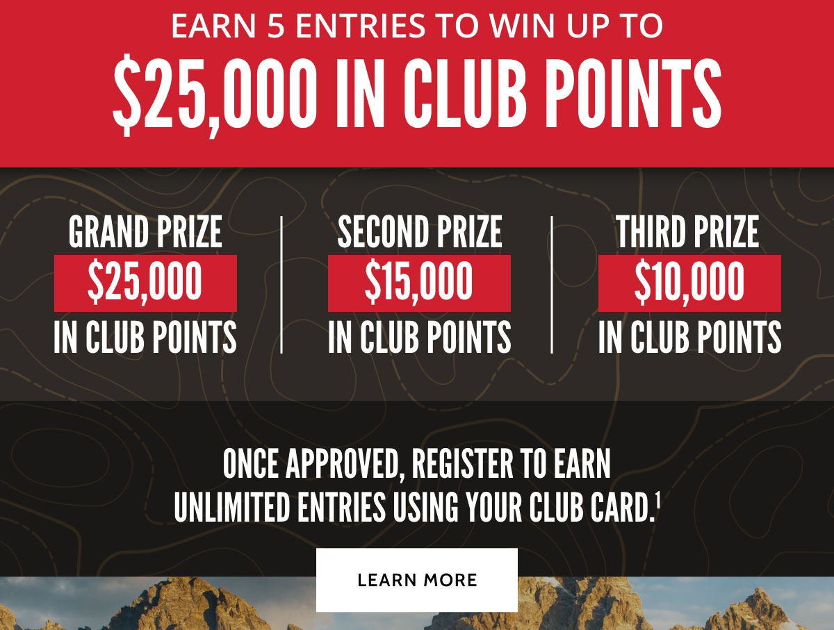 Bass Pro Shops: Win Up To $25,000 In CLUB Points! | Milled