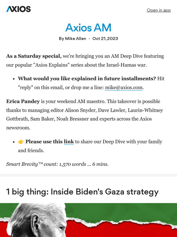 Axios: 💡 Axios Deep Dive: Understanding the new war | Milled