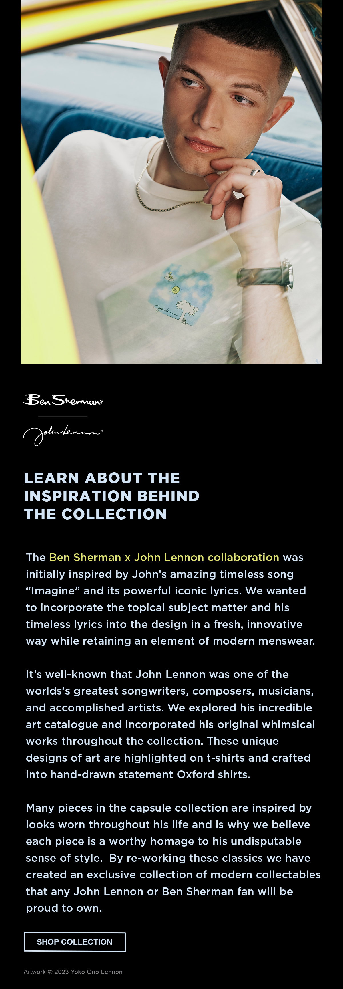 Ben Sherman: Ben Sherman x John Lennon: The Inspiration Behind The ...