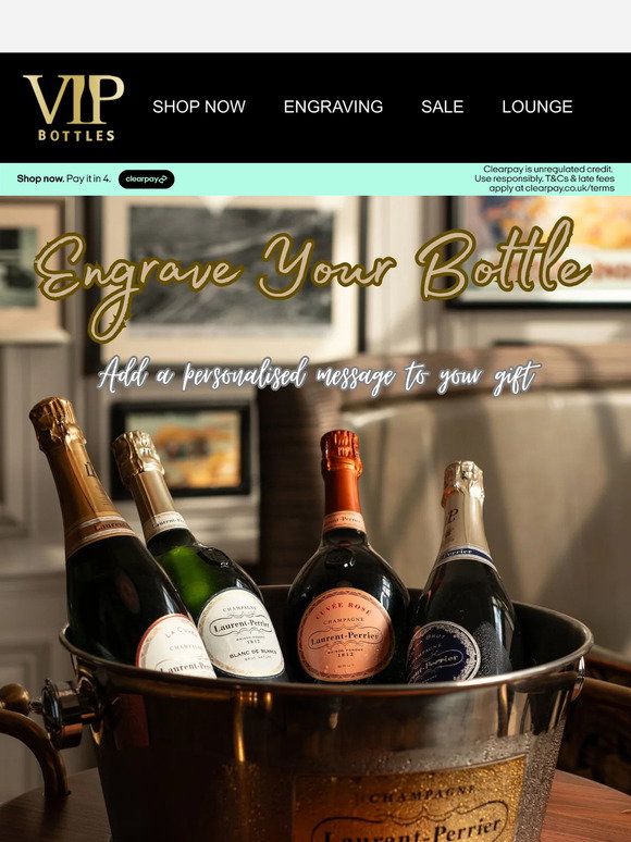 VIP Bottles: Make your bottle unique with engraving service! ⭐ | Milled