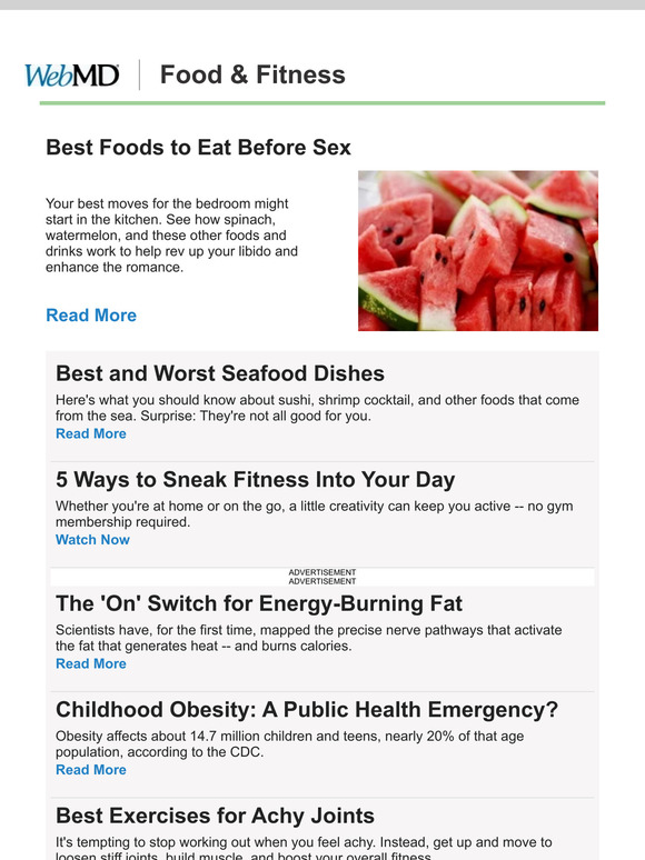 Webmd Best Foods To Eat Before Sex Milled