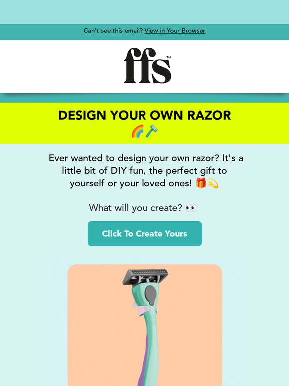 Friction Free Shaving: Ever wanted to design your own razor? 🎨 | Milled