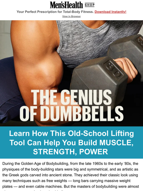 Men'sHealth: Inside: The Best 6 Dumbbell Workouts | Milled