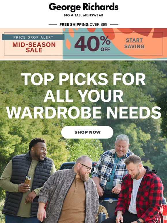 George Richards: Here are our top picks your wardrobe needs! | Milled