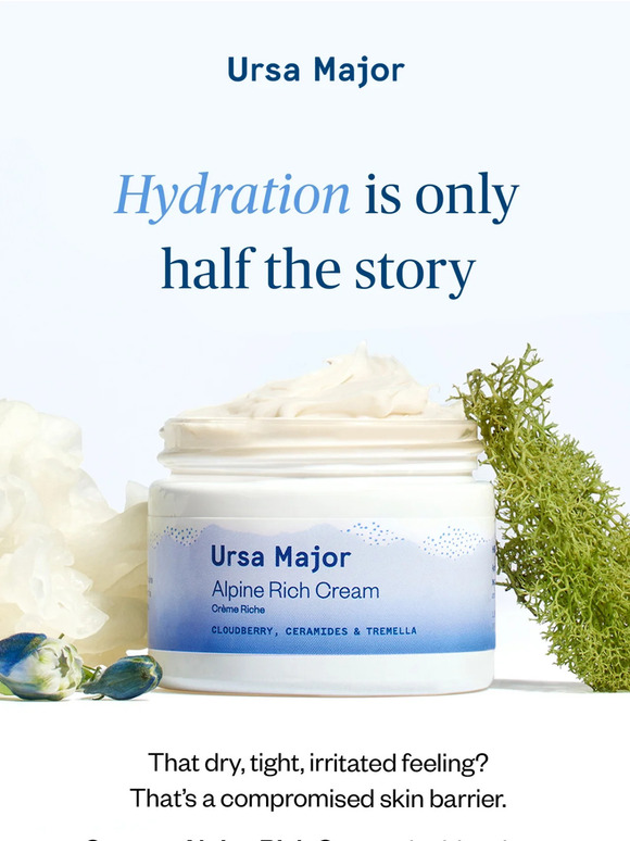 Ursa Major: Alpine Rich Cream is peak barrier support | Milled