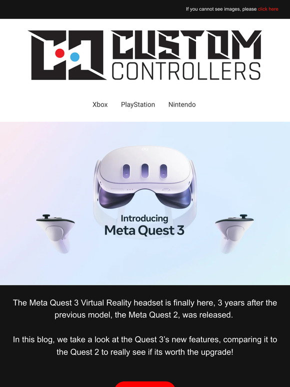 Custom Controllers: 🤩Meta Quest 3 Is Here! | Milled