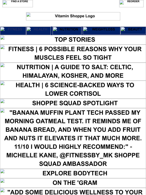 Vitamin Shoppe: How to grease creaky muscles | Milled