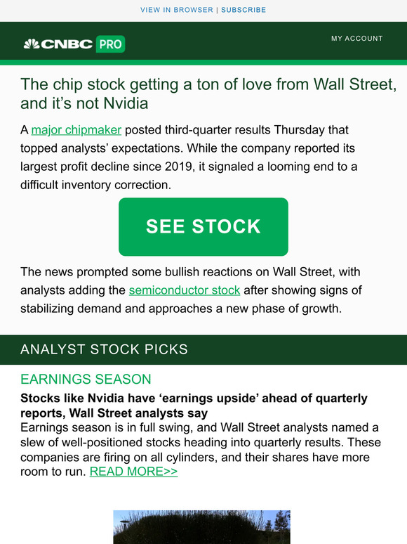 CNBC: See the major chipmaker that's getting a lot of love on Wall ...