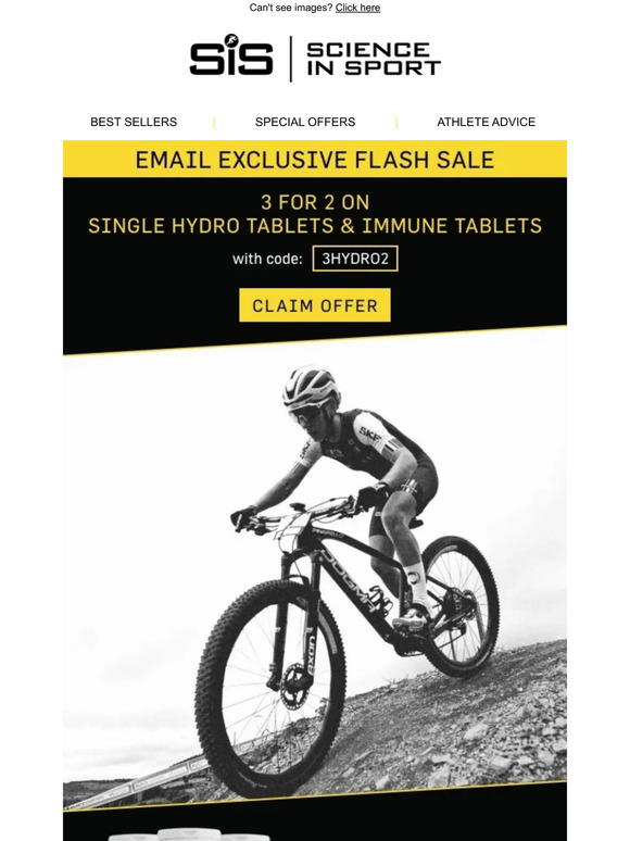 Science in Sport: 3 FOR 2 | Mix & match Hydro & Immune Tablets | Milled