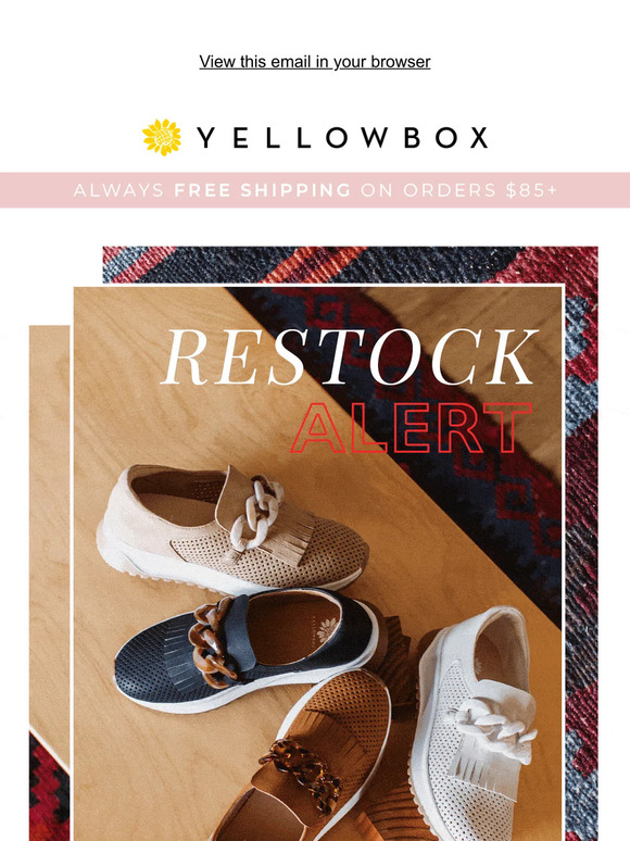 Yellow Box: A best-seller RESTOCKED 🚨 RISKA is back! | Milled