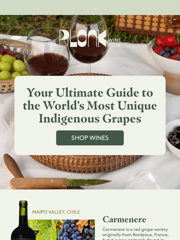 Plonk Wine Club: Indigenous Grape Varieties 101 | Milled