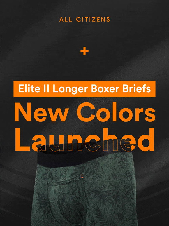 All Citizens: Elite Longer Boxer Briefs & Trunks - New Colors + Restock ...