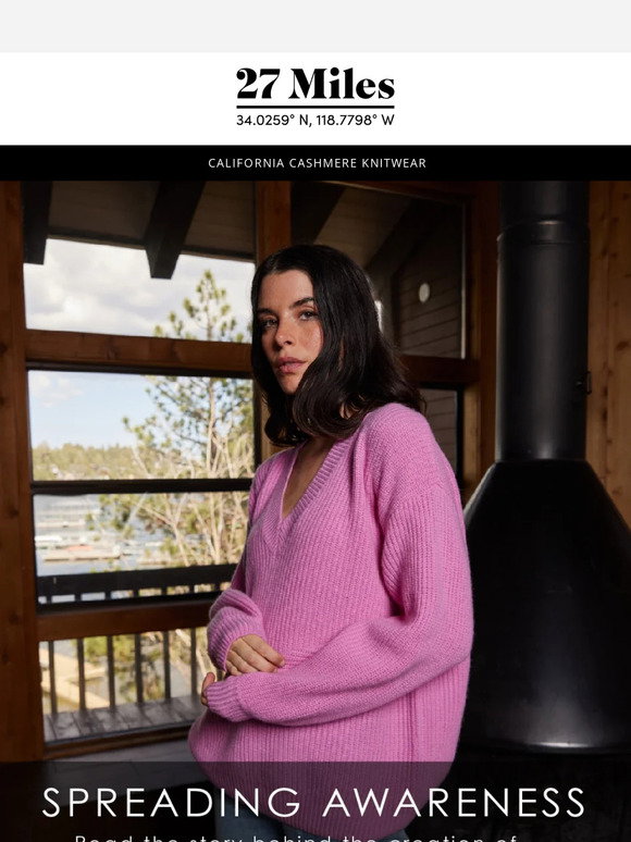 27 Miles Malibu: Introducing the Jessica Sweater | Milled
