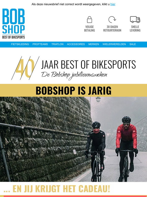 BobShop: € 15 cadeau voor het complete assortiment! 40 Jaar Bobshop ...