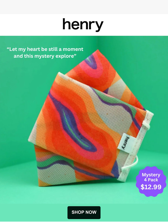 Henry Mask: ***HUGE SAVINGS*** Henrys Mystery Pack | Milled