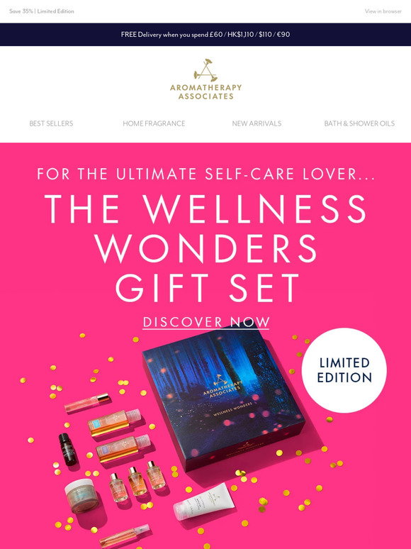 Aromatherapy Associates: Introducing the Wellness Wonders Gift Set | Milled