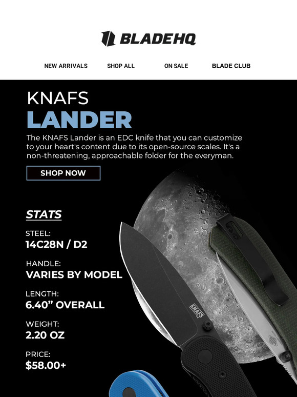 Blade HQ: This knife has easily swappable, open-source scales! | Milled