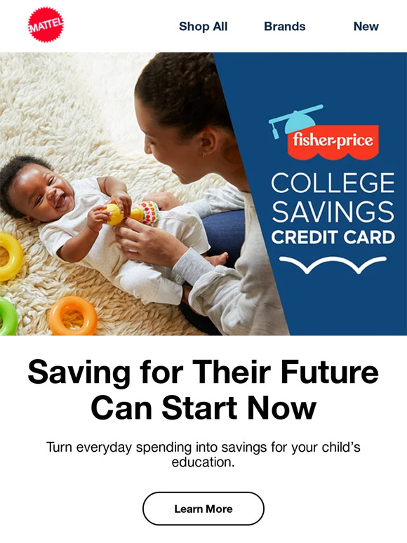 Mattel: Save for Your Child’s Future With Fisher-Price! | Milled