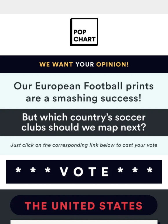 Pop Chart Lab: Survey: USA, Italy, France, Germany? ⚽ | Milled