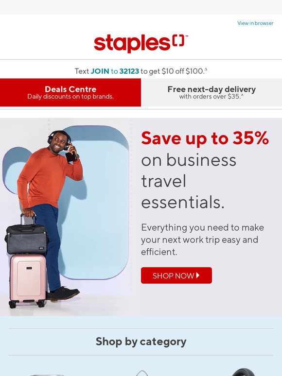 Staples: Solutions to make your commute easy | Milled