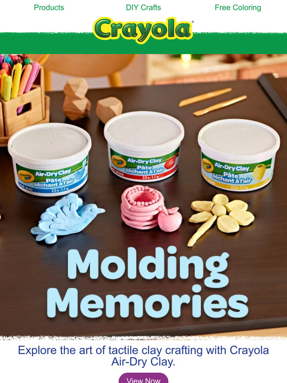 Crayola: Shape Up Your Imagination with Air-Dry Clay | Milled