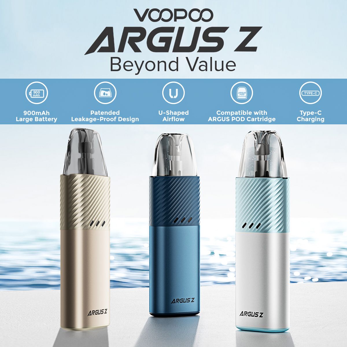 Vapor Empire: ALL NEW!🎉 Voopoo Argus Z Pod System😱 | Milled