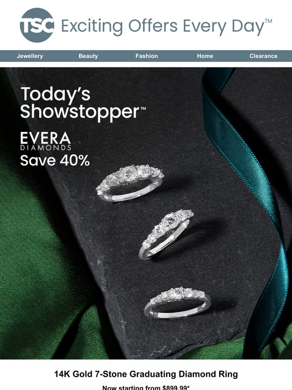 The Shopping Channel: Double Today’s Showstopper™ - Evera Diamonds ...