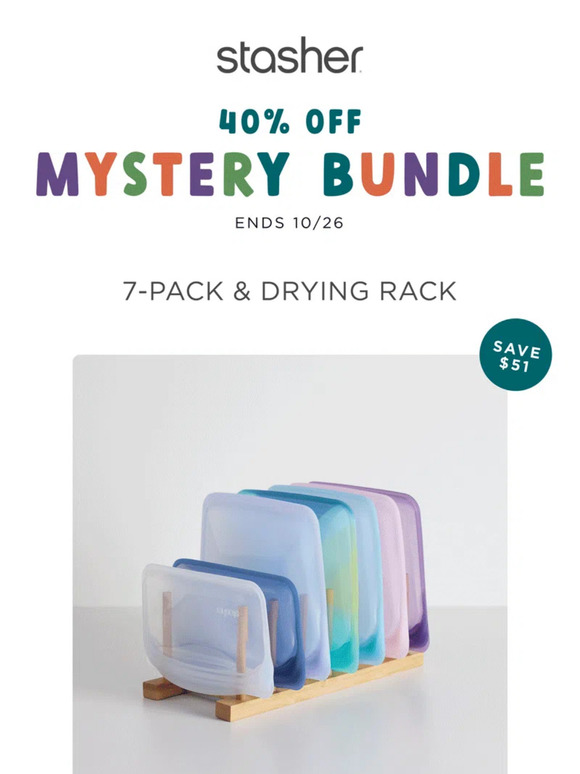 Stasher: 40% off MYSTERY BUNDLE 🔮 | Milled