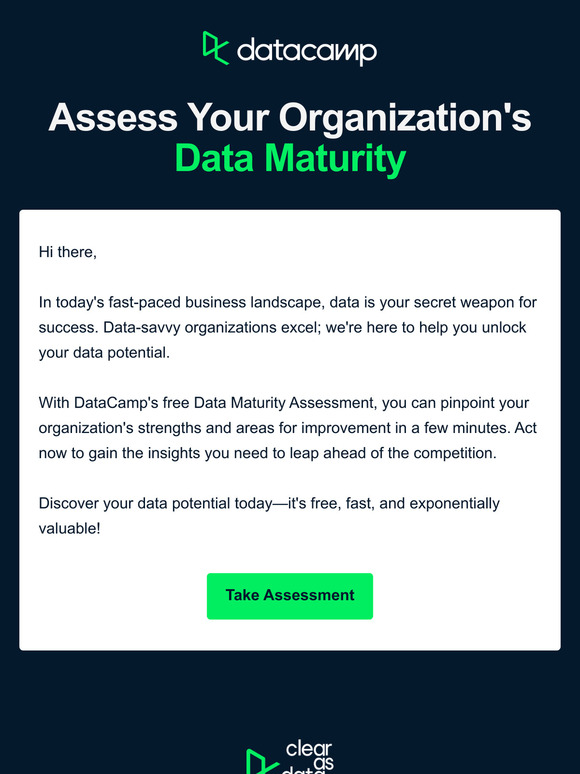 DataCamp: Free Data Maturity Assessment | Milled