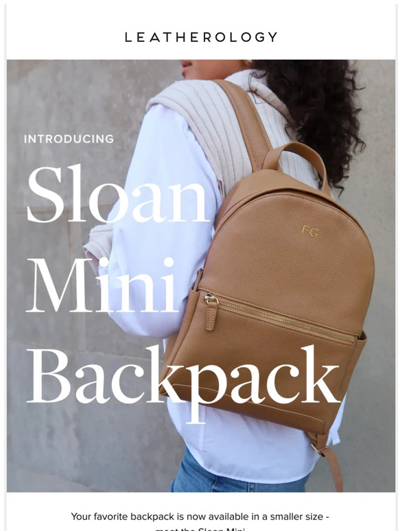 Leatherology: Your Favorite Backpack, Now in Mini | Milled