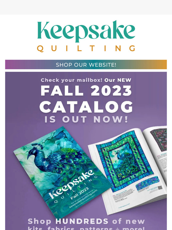 KeepsakeQuilting: 📬 The NEW Fall Catalog is here! | Milled
