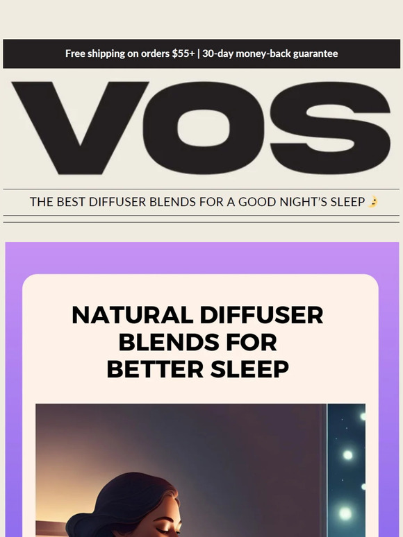 VOS Body: The BEST diffuser blends for a good night’s sleep🌛 | Milled