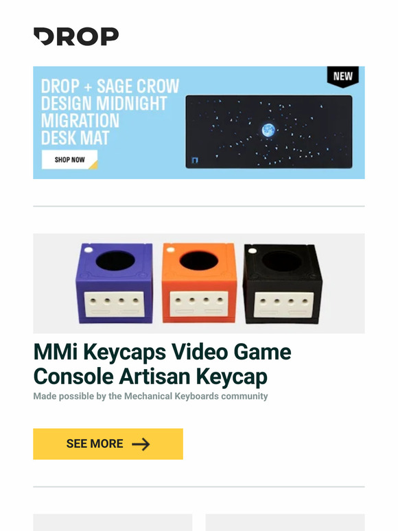 Drop: MMi Keycaps Video Game Console Artisan Keycap, Teacaps Ritual ...