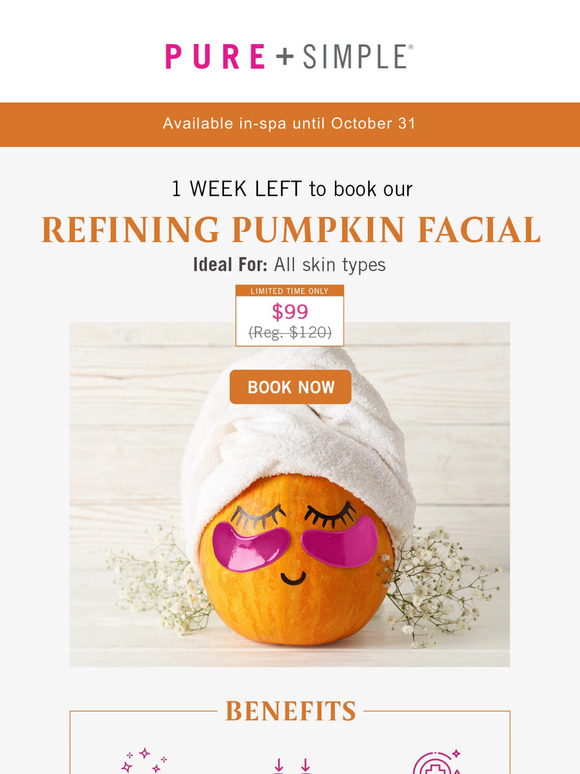 Pure + Simple: Time is running out! Your fav limited edition facial ...