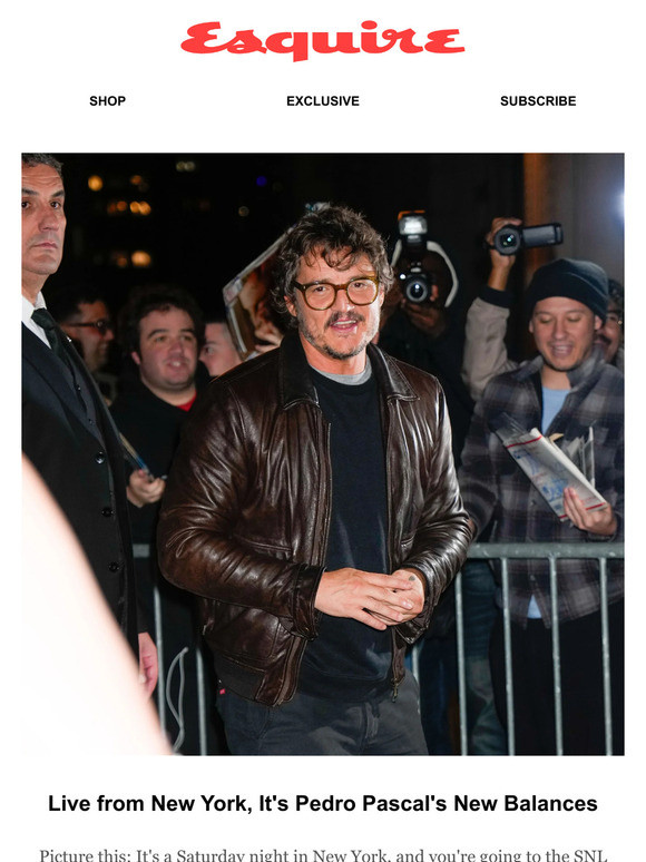 Esquire: Pedro Pascal's Very Good Sneakers Are Just $70 | Milled