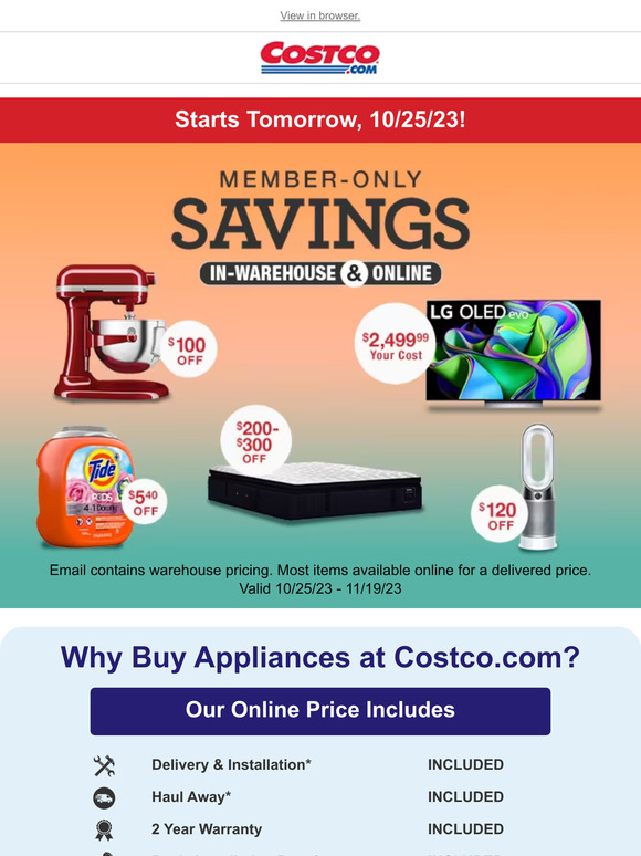 Costco: Select In-Warehouse & Online Deals Starting Early! | Milled