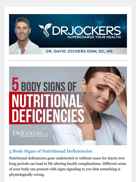 DrJockers.com: 5 Body Signs of Nutritional Deficiencies (#2 is Most ...