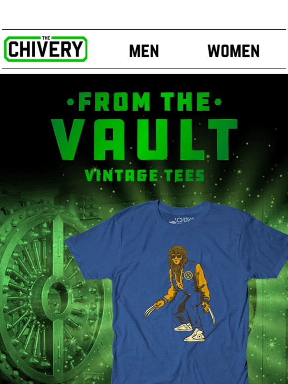 The Chivery: Introducing Our "From The Vault" Vintage Tee Collection ...