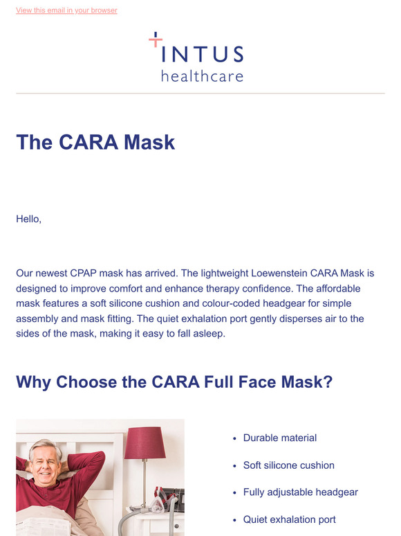 Intus Healthcare: Our New CARA Full Face CPAP Mask ⭐ | Milled
