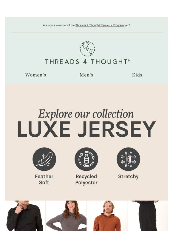 Threads for Thought: NEW LUXE Styles for Him + Her | Milled