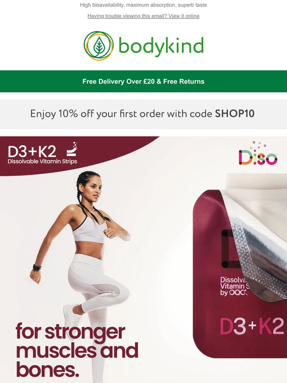 Bodykind: Introducing Dissolvable Vitamin Strips from Diso 🍊 | Milled