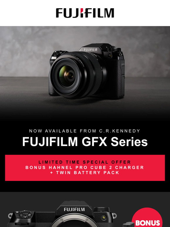 C.R. Kennedy: Fujifilm GFX Series - LIMITED TIME SPECIAL OFFER | Milled