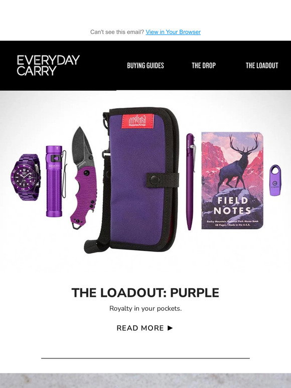 Everyday Carry: Carry the color of royalty | Milled